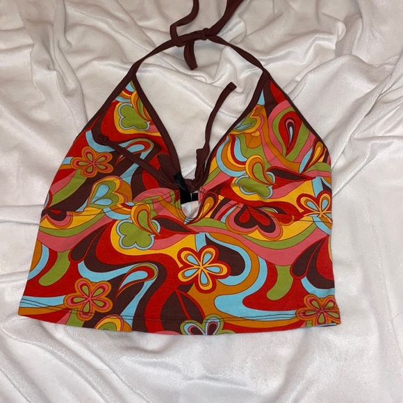 Garage | Tops | Garage Funky Crop Top | Poshmark